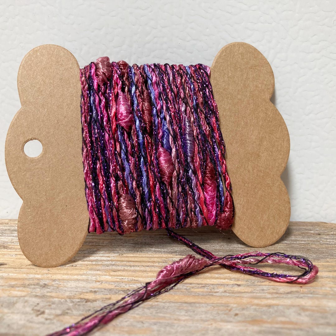 5 Yards Muench Cleo Yarn 381157 . Metallic Ribbon . Tassels Jewelry ...