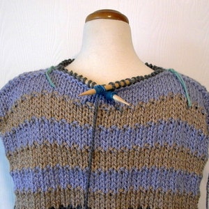 Fibonacci. Turtleneck Sweater Knitting Pattern . Loose Boxy Chunky Knit ...