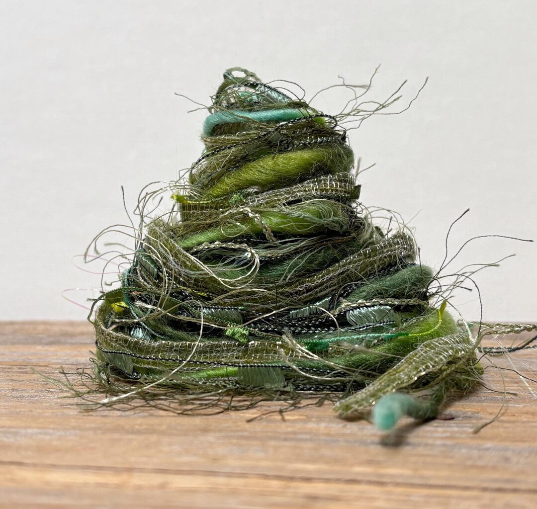 Spanish Moss Fiber Effects™ Art Yarn Bundle 6x2= 12yds Ribbons Wool ...
