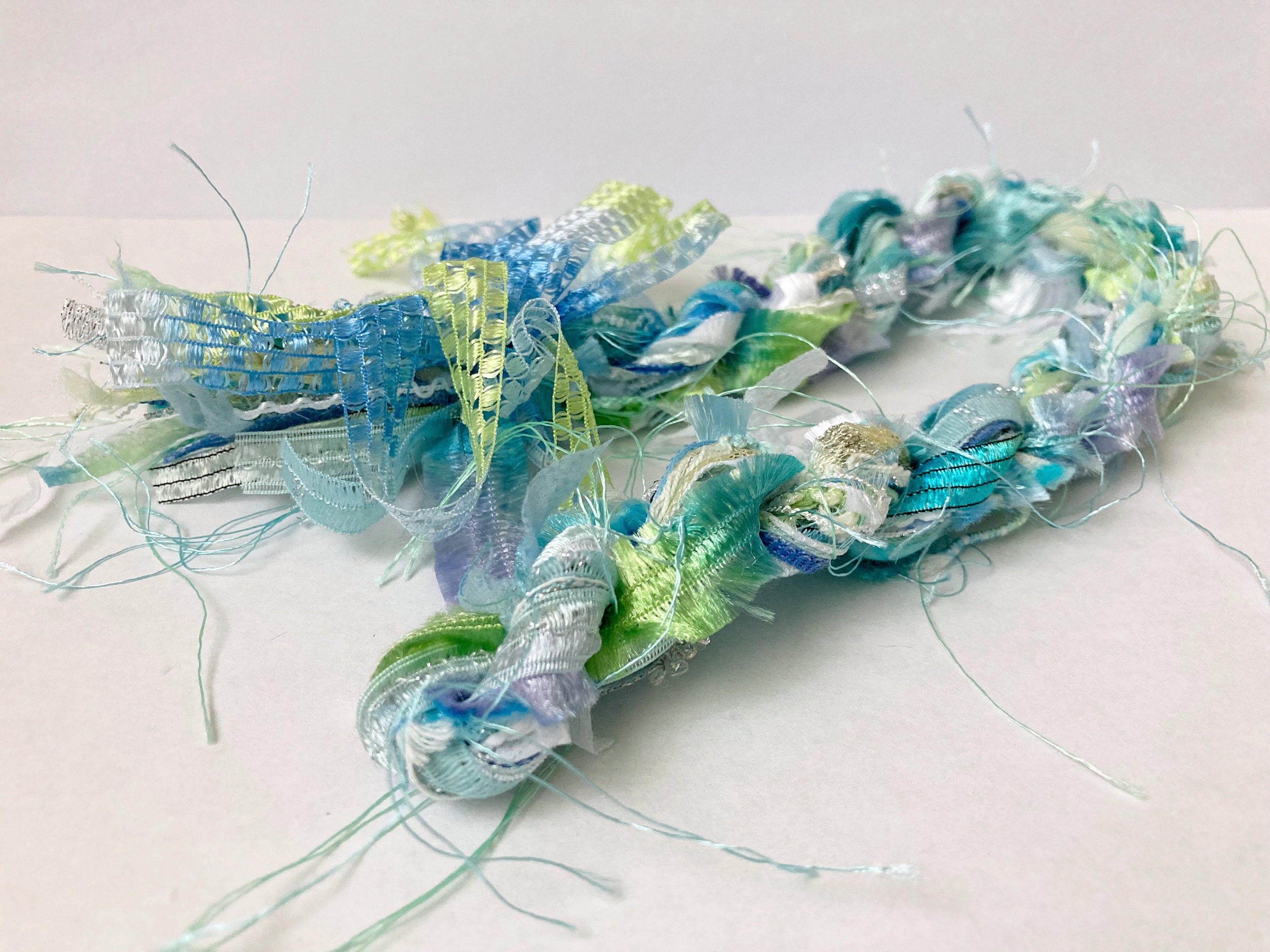 Sea Glass Fringe Effects™ Water Colors Ribbon Bundle 21 Yards - Etsy