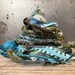 Algae Fringe Effects™ Art Yarn Bundle 18x1 18yd . Olive Green Teal ...