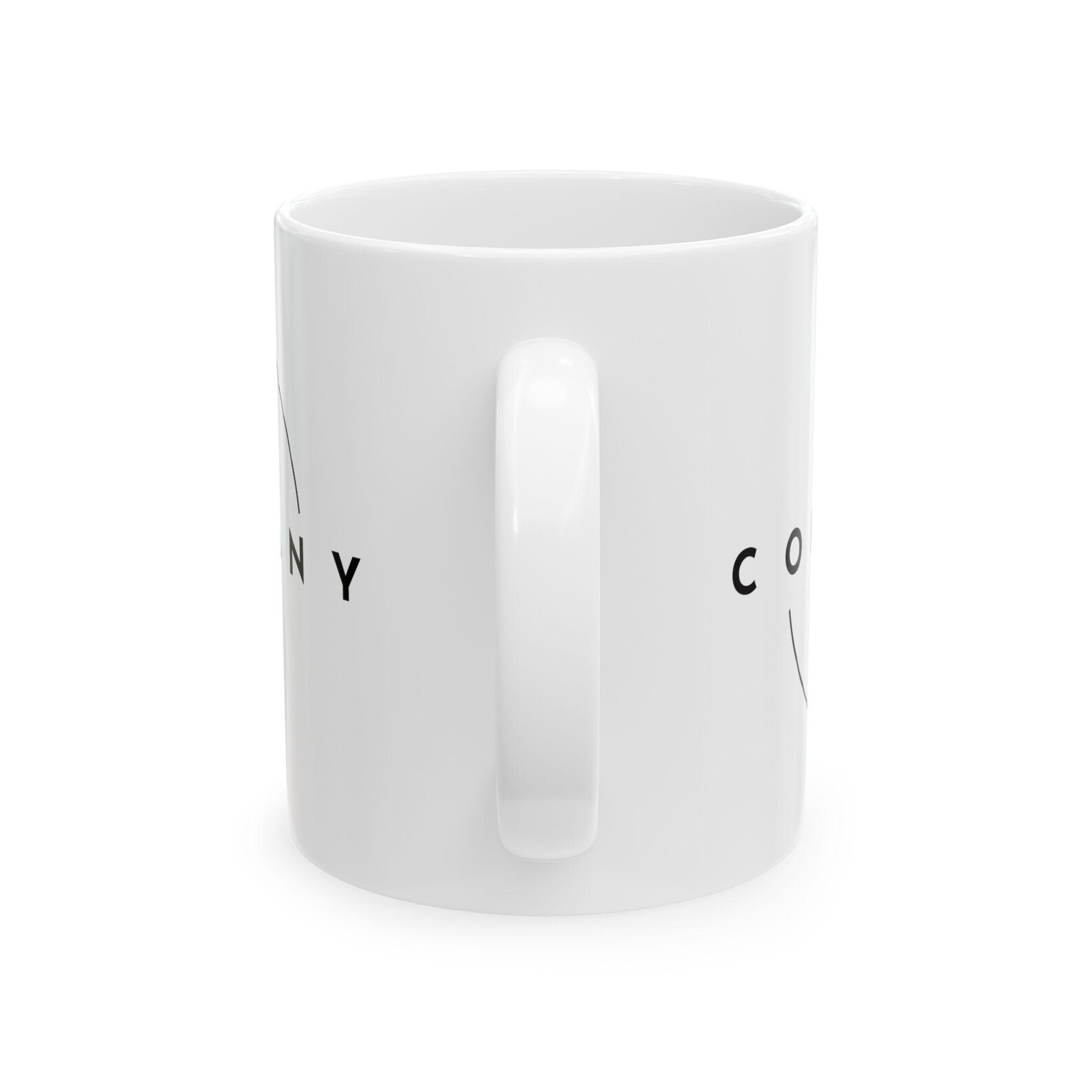 Elegant Company Logo Ceramic Mug - Personalized Gift for Coffee Lovers ...