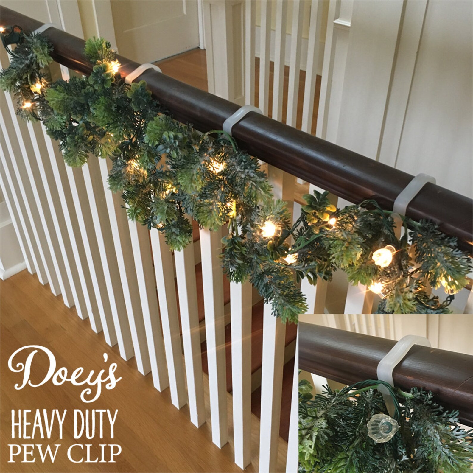 Doey's HEAVY DUTY Pew Clips Attach Elegant Wedding Aisle | Etsy