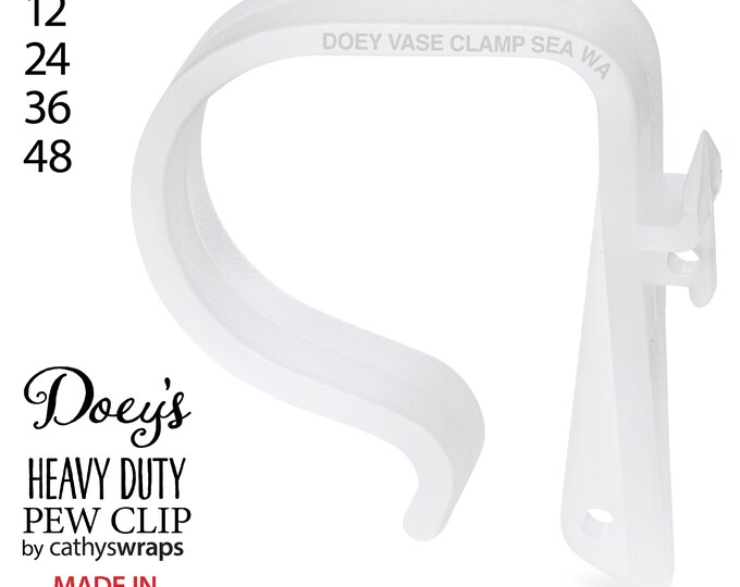 Doey's HEAVY DUTY Pew Clips Attach Elegant Wedding Aisle - Etsy
