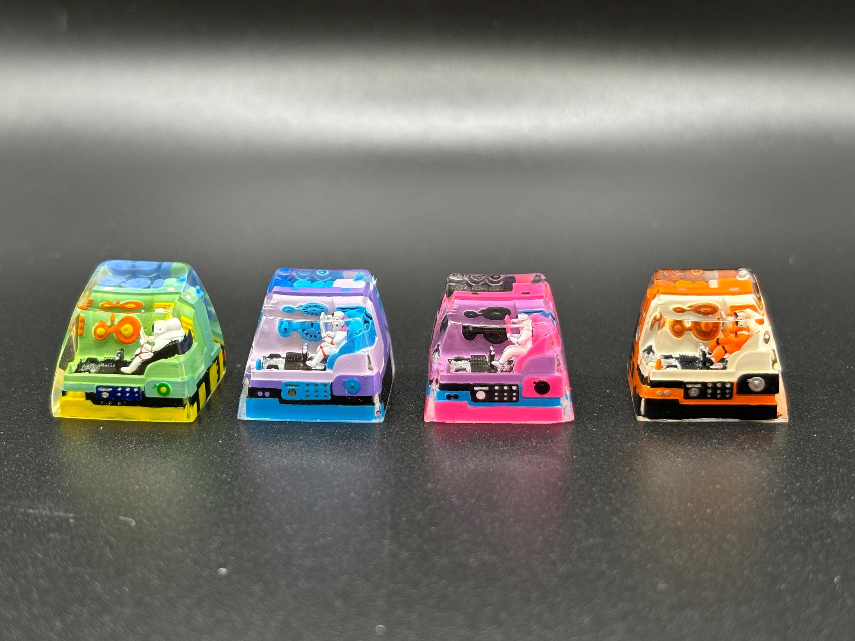 Astronaut Mechanical Keyboard Keycaps, Astronaut Keycaps, Handmade ...