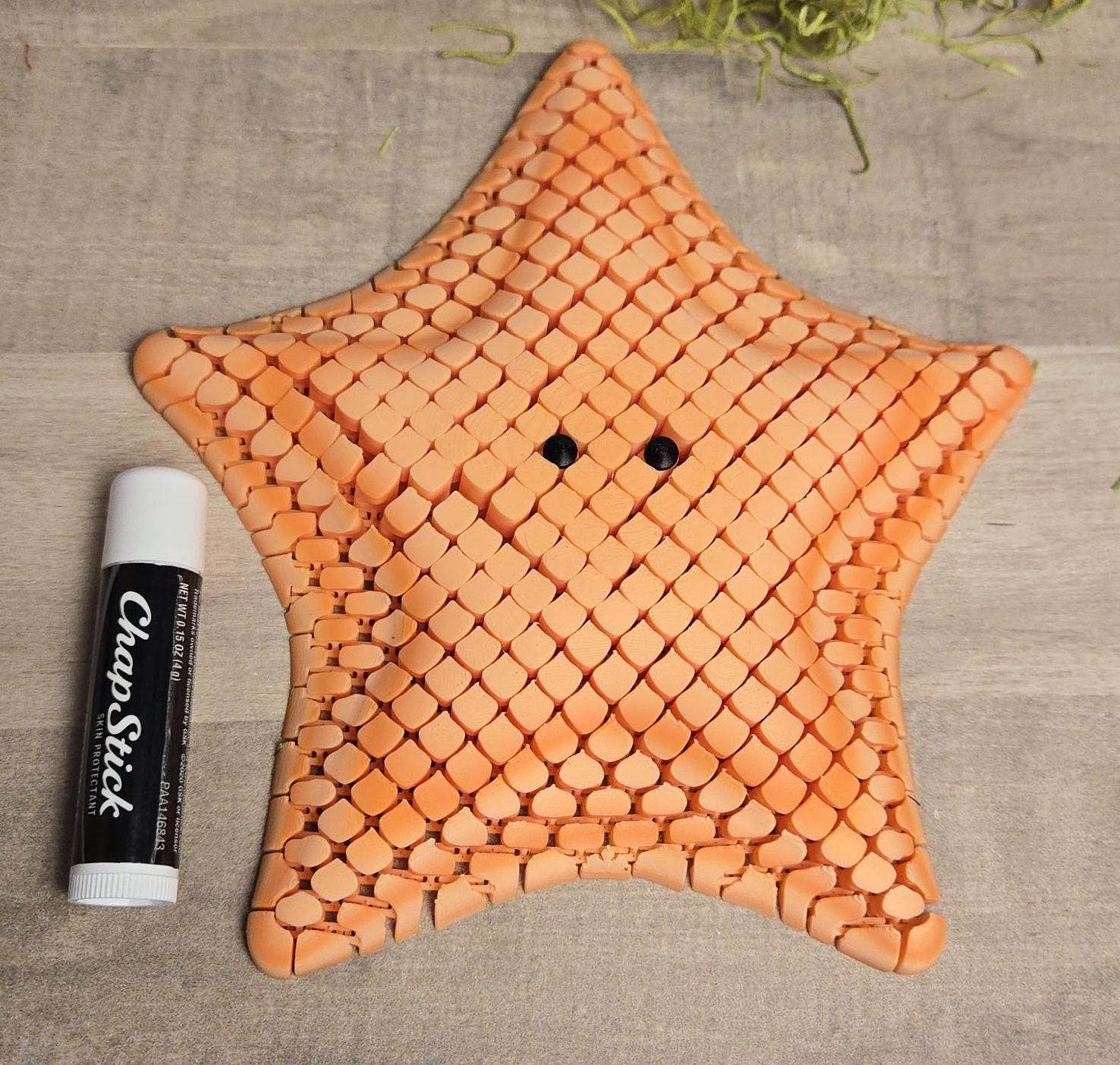Sea Star Sensory Fidget Toy Starfish Desk Decoration 3D Printed - Etsy