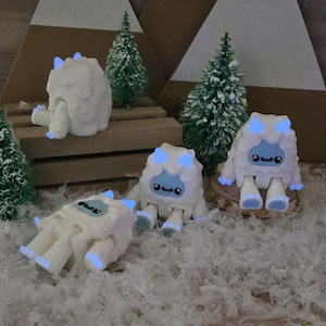 Chunky Yeti Magnet 3D Printed Fidget Sensory Toy Choose Your Own Desk ...