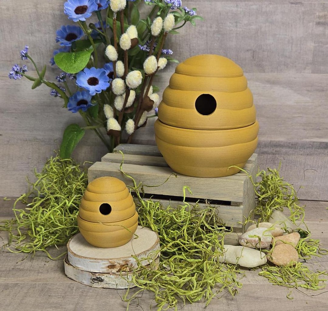 Beehive Container Box 3D Printed Gift Idea Desk Decoration Toy Critter ...