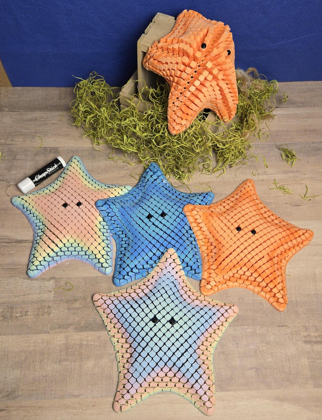 Sea Star Sensory Fidget Toy Starfish Desk Decoration 3D Printed - Etsy