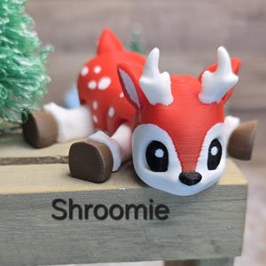 Chunky Reindeer Magnet 3D Printed Fidget Sensory Toy Choose Your Own ...
