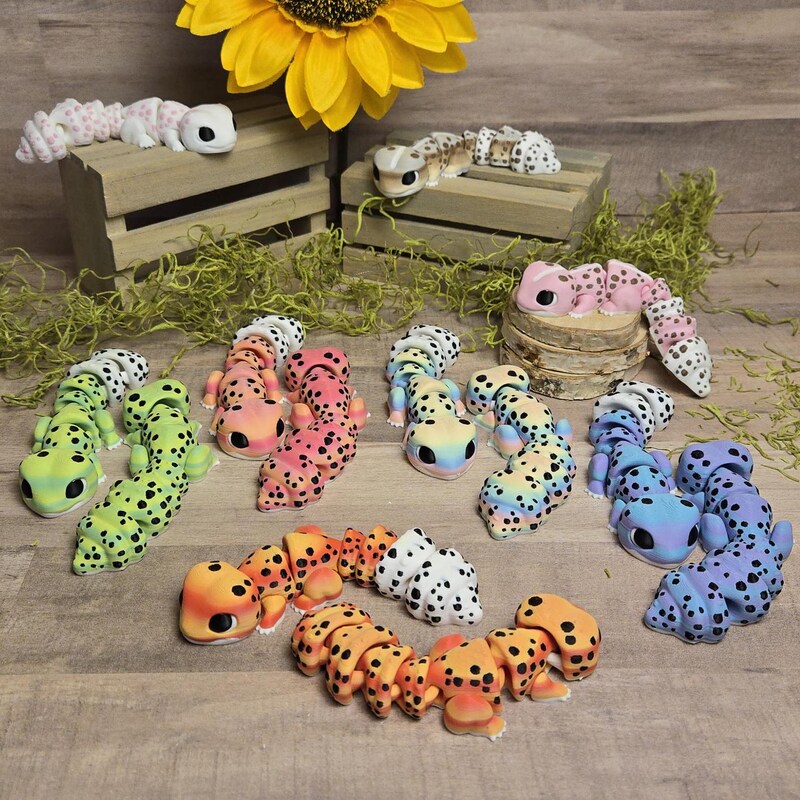 3d Printed Gecko Mini - Etsy