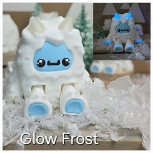 Chunky Yeti Magnet 3D Printed Fidget Sensory Toy Choose Your Own Desk ...