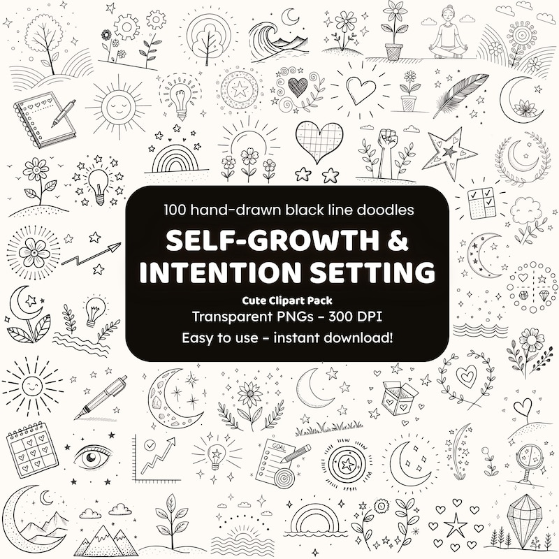 Goals Doodles - Etsy