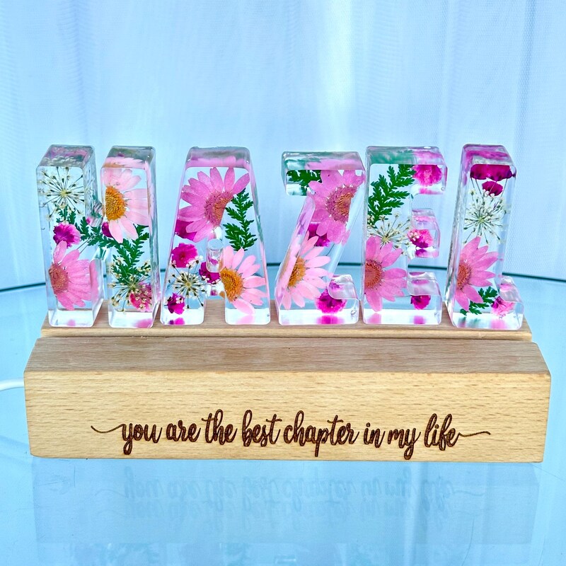 Personalized Letter Lamps - Etsy