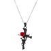 Heart & Sword Gold Plated Couple Necklace Set - Etsy