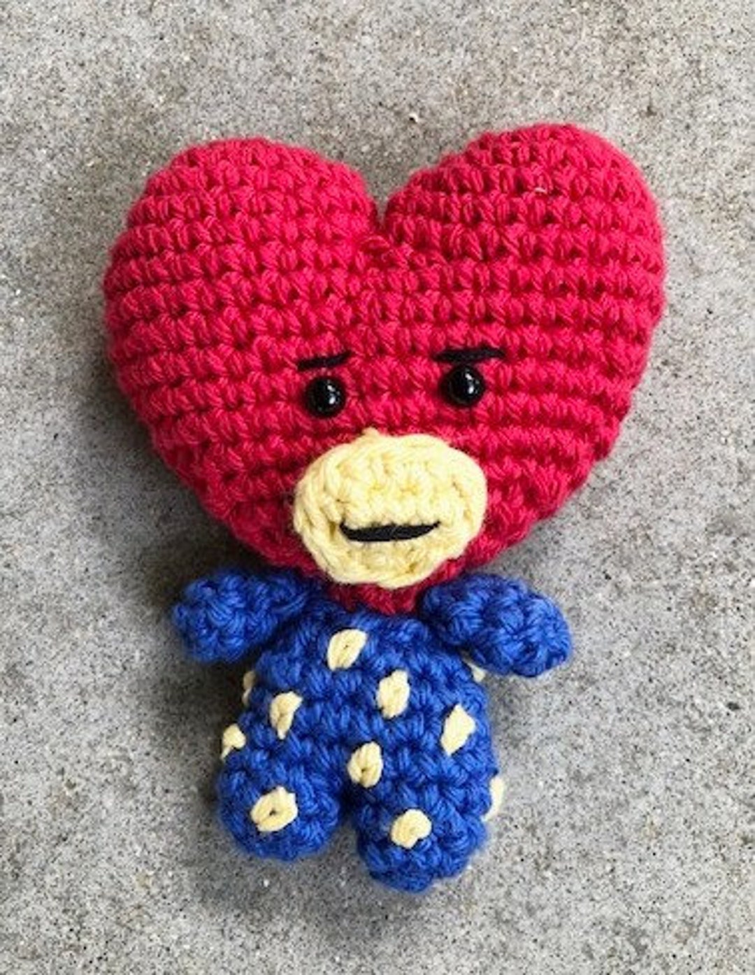 BTS V Kim Taehyung Army Tata BT21 Merch Crochet - Etsy