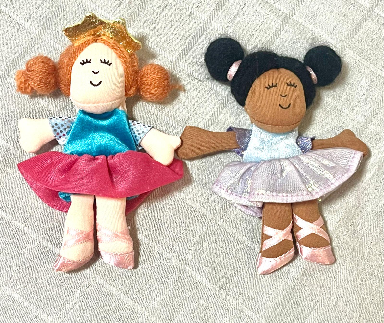 Manhattan Toys Ballerina Finger Puppet Dolls Lot of 2 - Etsy