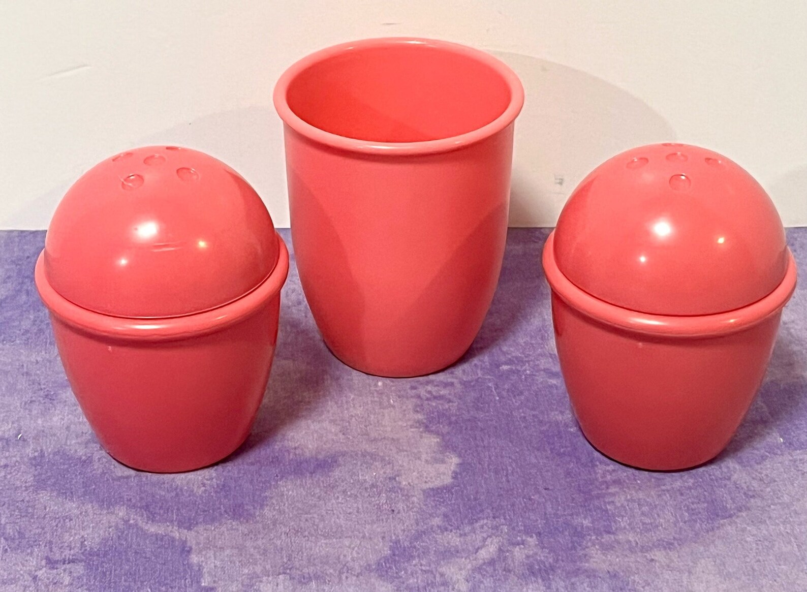 Vintage Fisher Price Fun Food Pink Salt & Pepper Shakers Rattle Toys ...