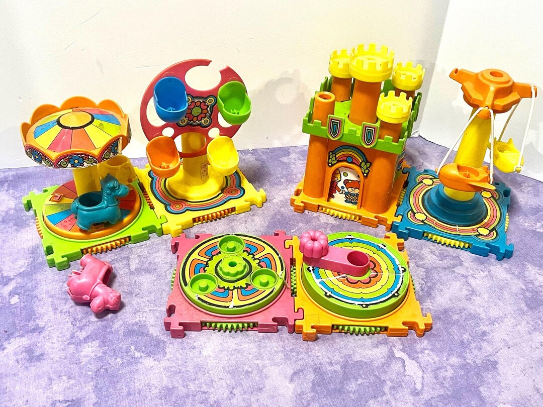 1976 Vintage Tottle Toddle Tots Treehouse Kenner Amusement Park Set - Etsy