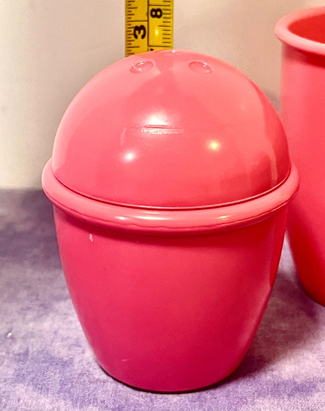 Vintage Fisher Price Fun Food Pink Salt & Pepper Shakers Rattle Toys ...