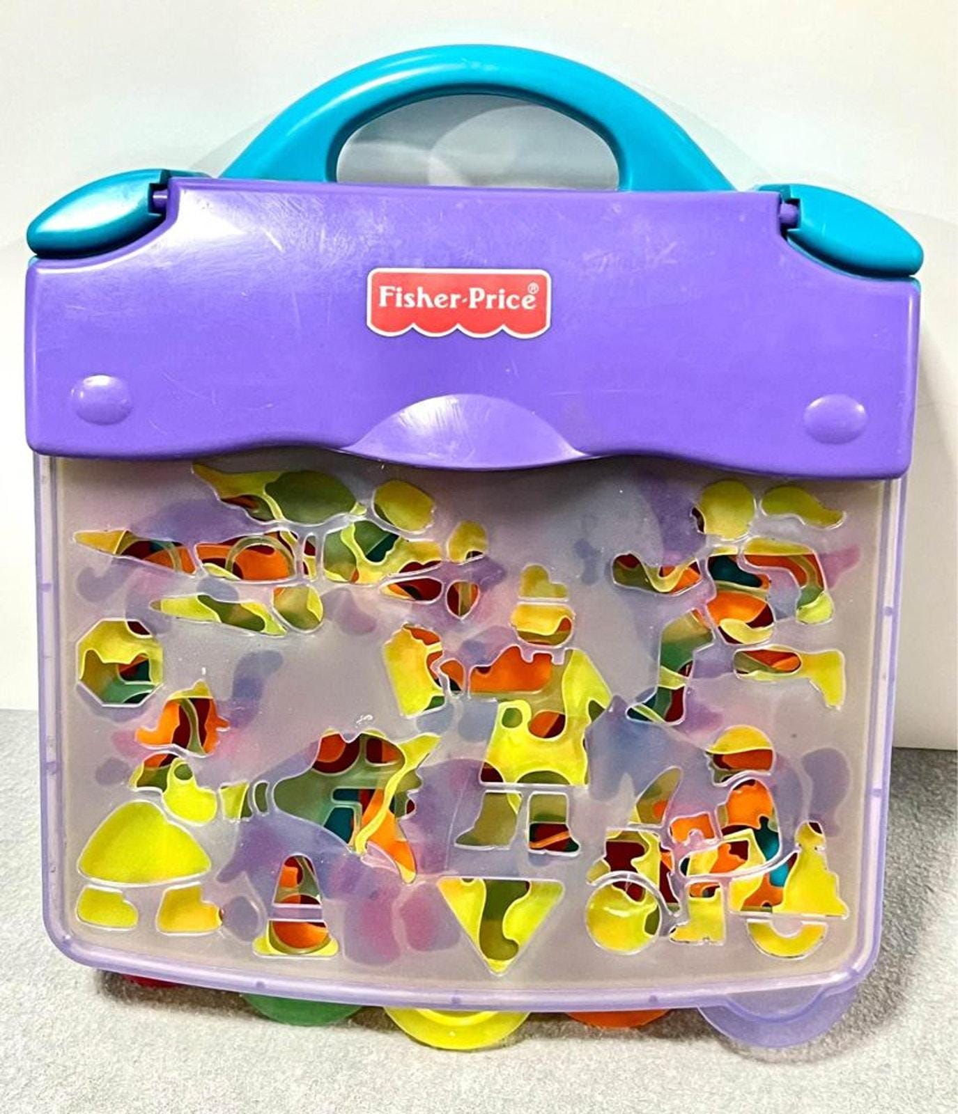 Fisher Price Fun Art Stencil Book Vehicles Aniamls Stencils Take Along ...