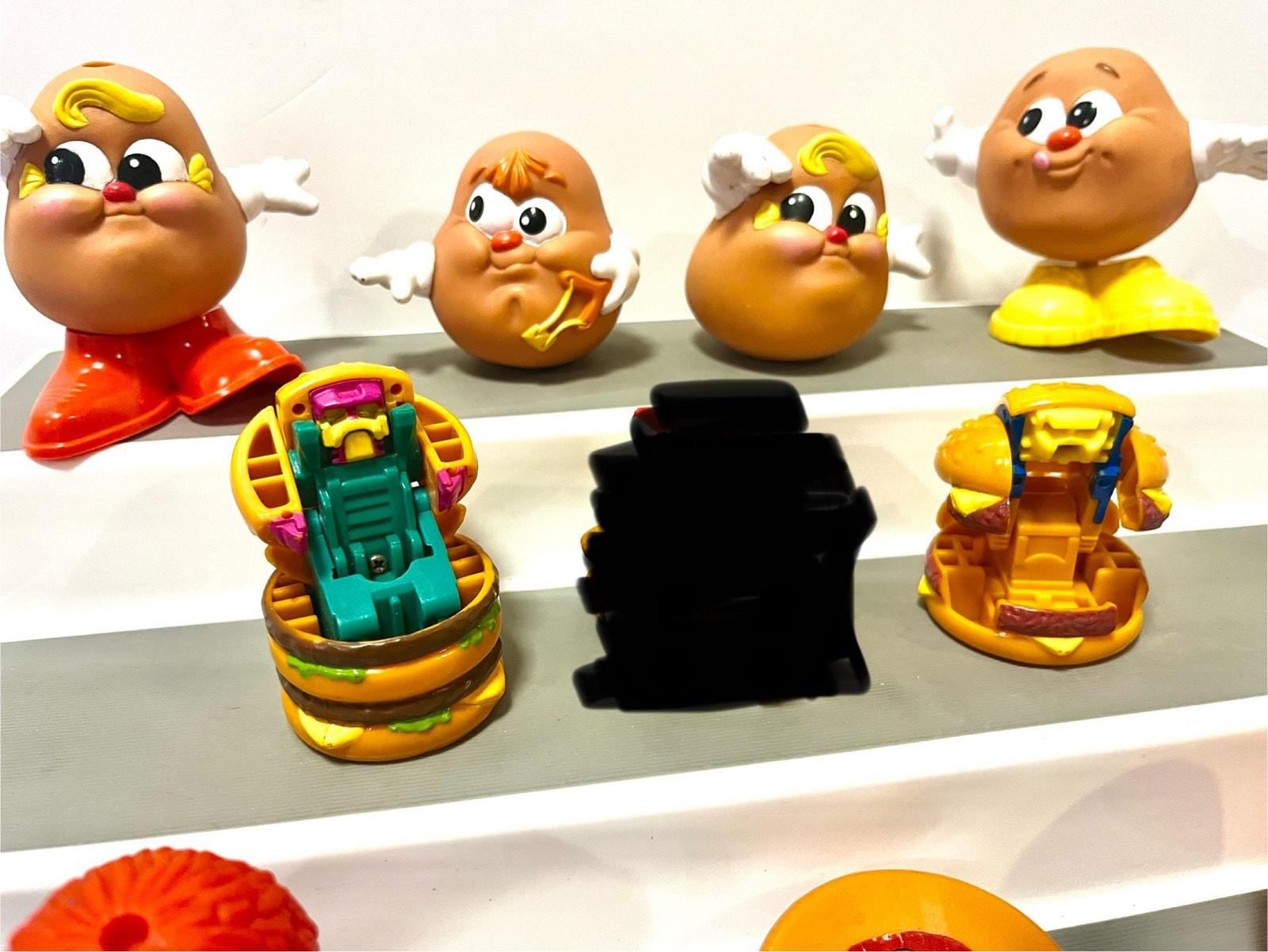 Vintage Mcdonalds Spud Potato Heads Big Mac Transformers Red Fry Guy ...