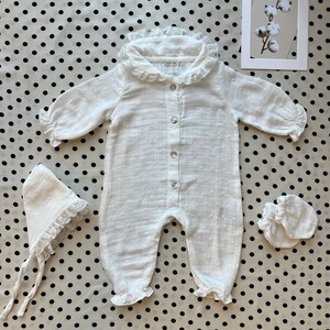 Muslin Baby Set, Baby Set for Girl ,newborn Set, Cotton Baby Clothes ...