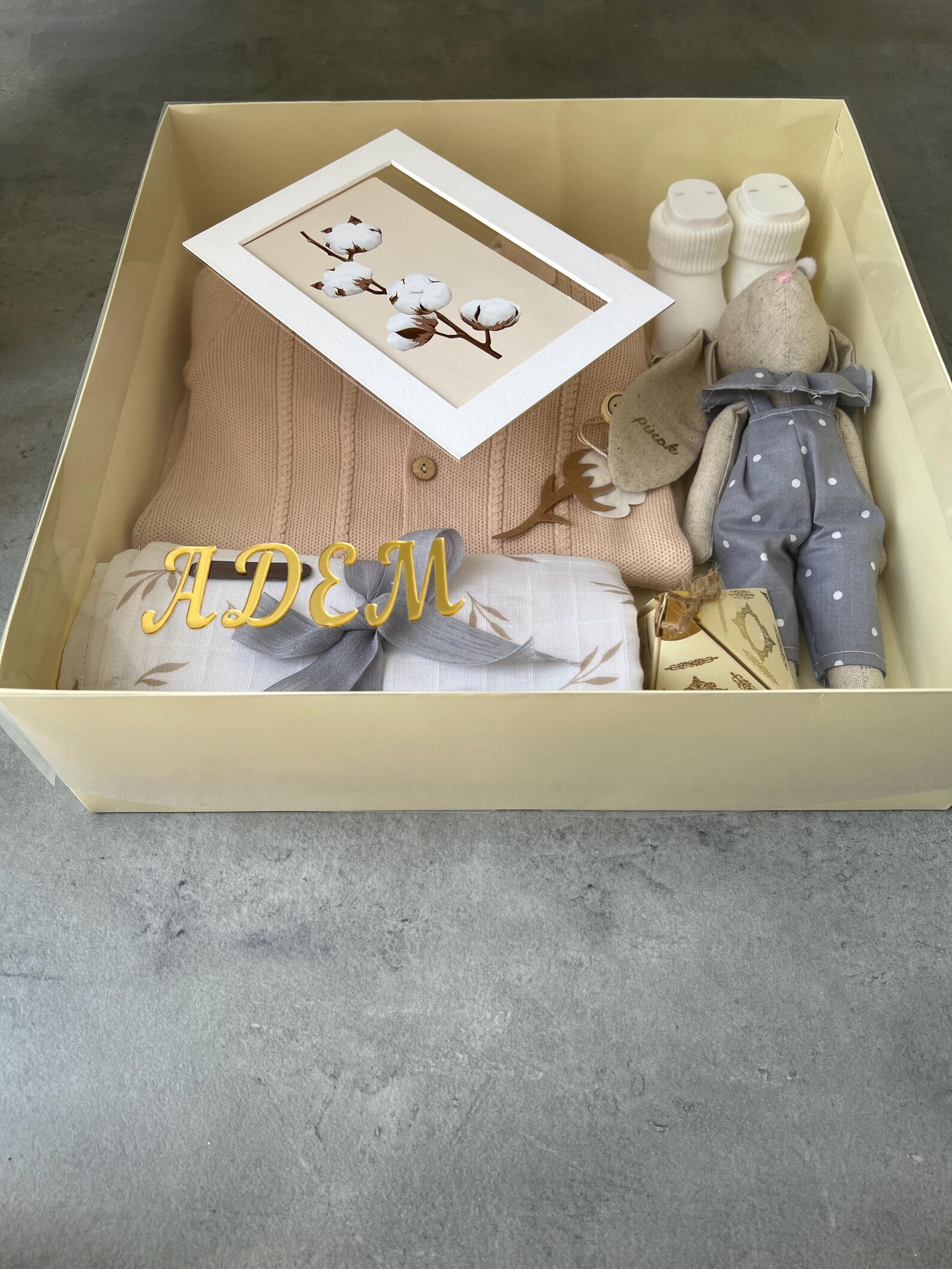 Baby Clothes Box, Baby Gift Box ,baby Cotton Box, Baby Rompers, Baby ...