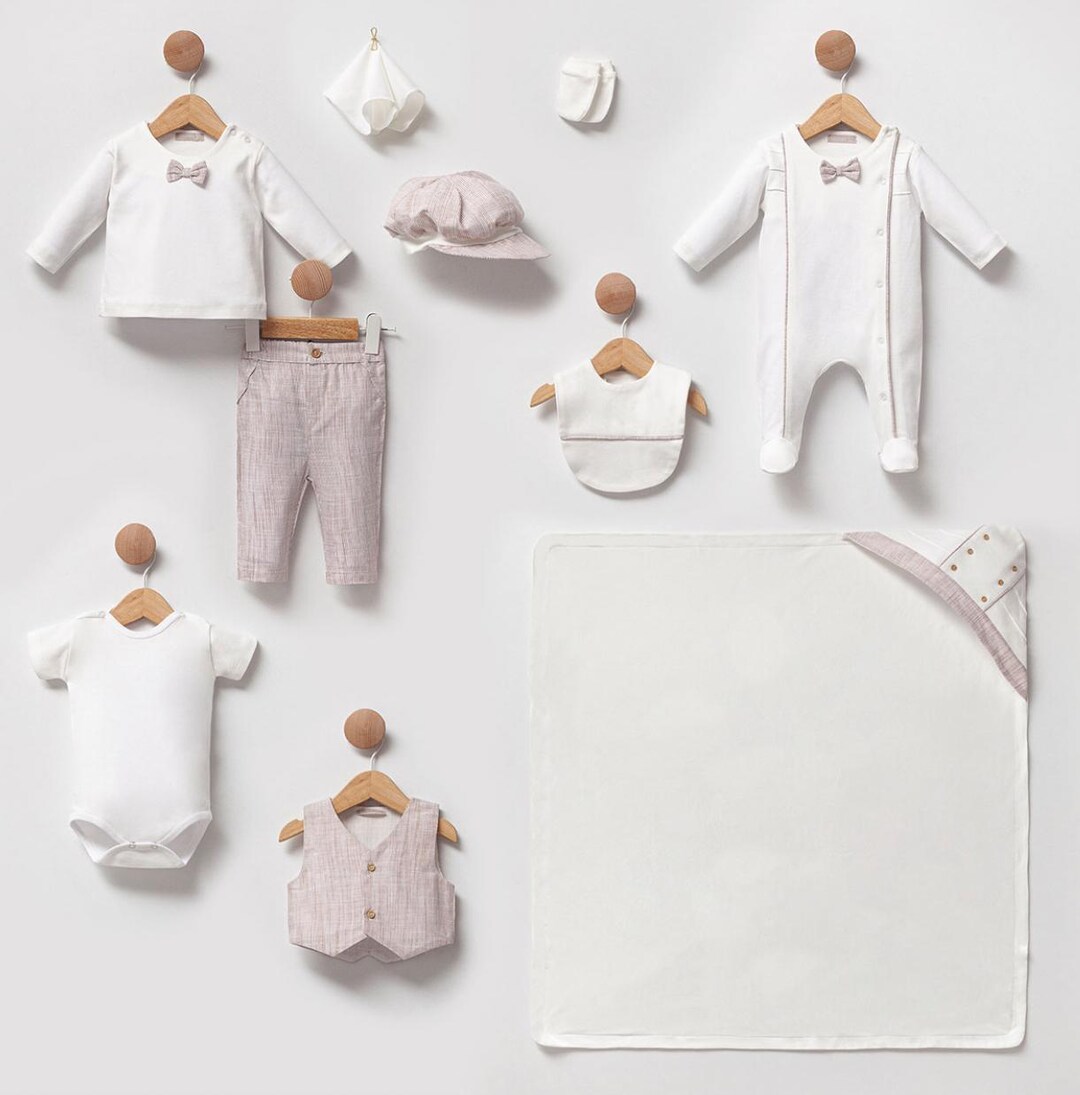 Baby Set 10 Piece, New Born Set, Baby Leaving Hospital, Baby Box Set ...