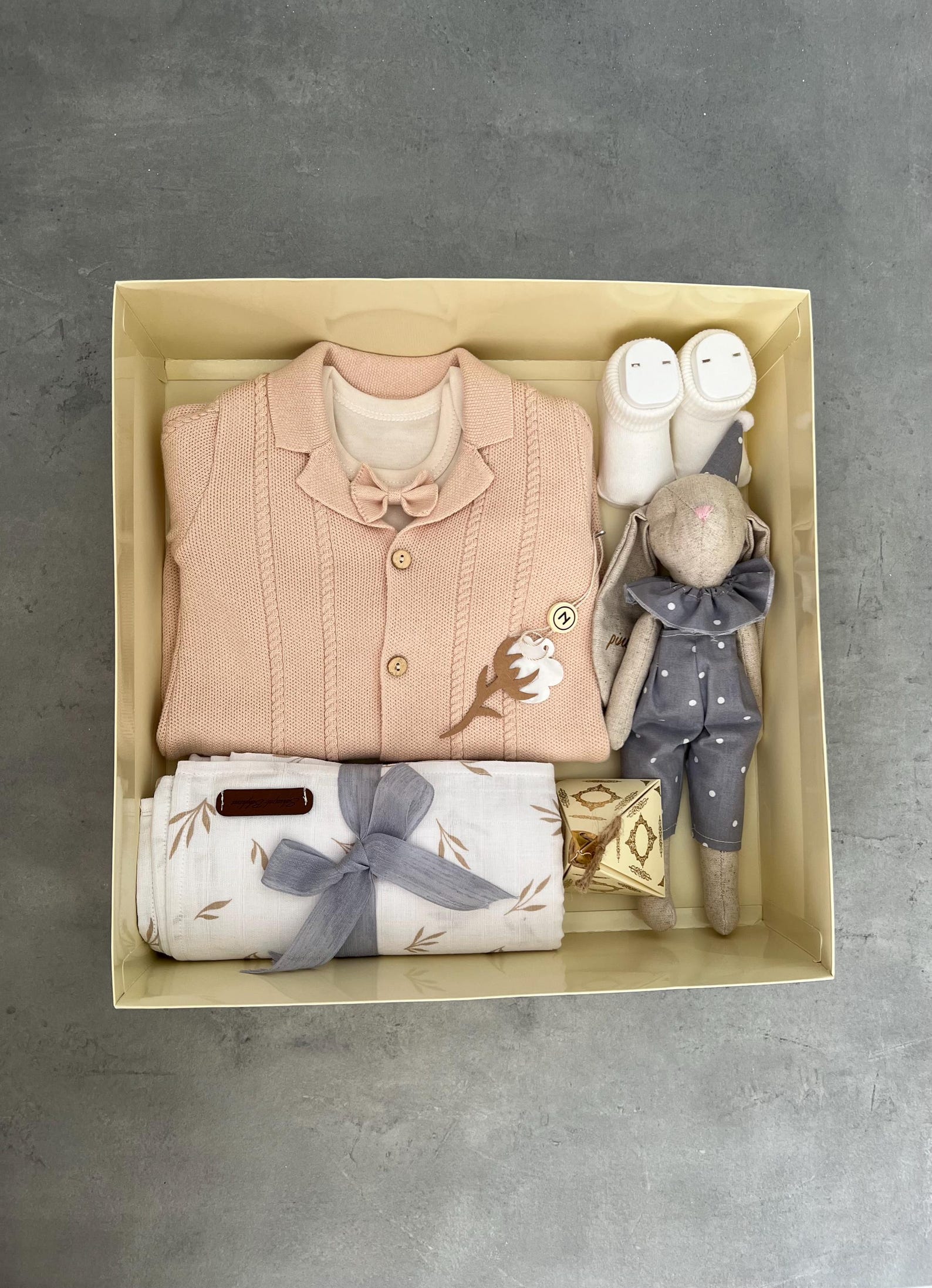 Baby Clothes Box, Baby Gift Box ,baby Cotton Box, Baby Rompers, Baby Set, Baby Shower Gift, New ...