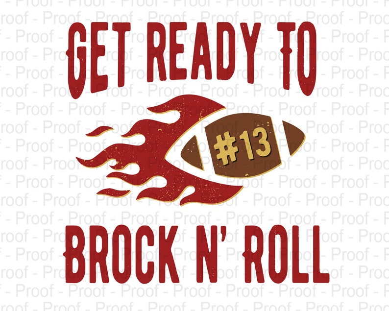 Brock N Roll Svg , Brock Purdy PNG, 49 Ers Football Sweatshirt Design ...