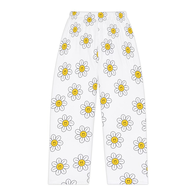 Daisy Smiley Face Pajama Pants, Women's Pajama Pants, Pajama Pants ...