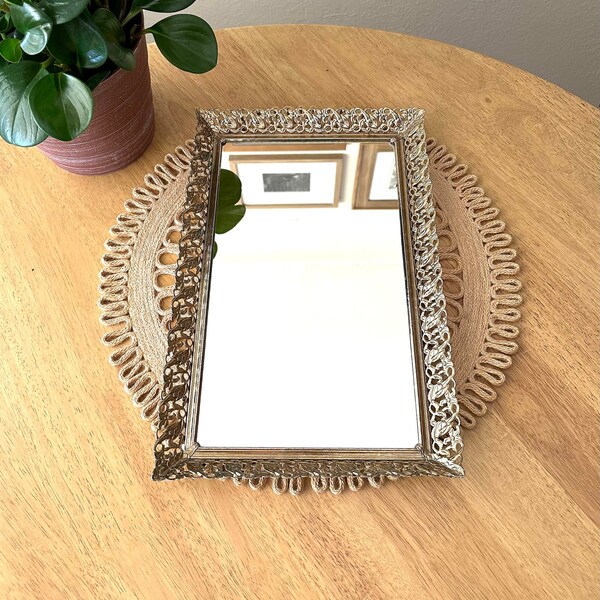 Bathroom Mirror Tray - Etsy