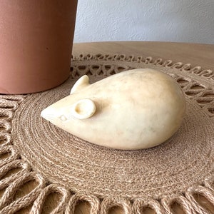 Stone Mouse Figure Marble Mouse Statue Stone Paperweight Bookshelf ...