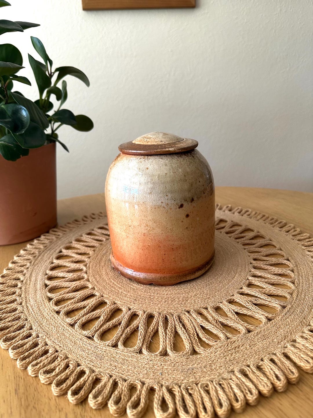 Pottery Jar Ceramic Jar Studio Pottery Canister Minimalist Style ...