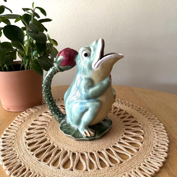 Frog Pitcher - Etsy