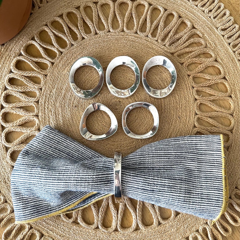 Metal Napkin Rings - Etsy