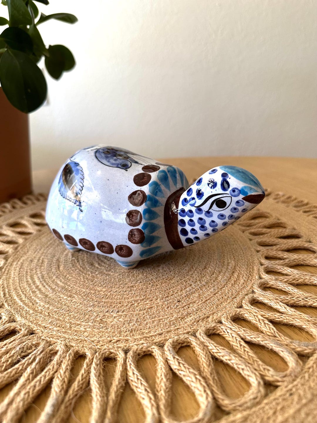 Mexican Turtle Statue Tonala Turtle Figure Coastal Home Decor Gift Idea ...