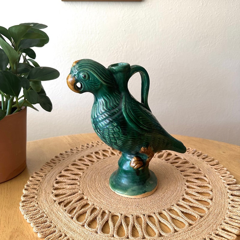 Ceramic Parrot - Etsy