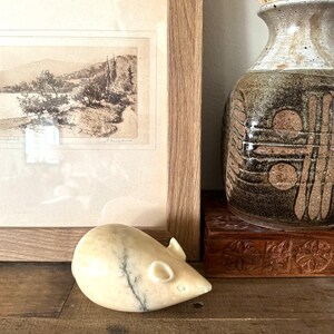 Stone Mouse Figure Marble Mouse Statue Stone Paperweight Bookshelf ...