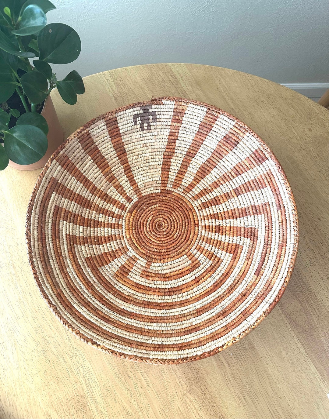 Woven Basket Man in Maze Basket Wall Basket Boho Home Decor ...