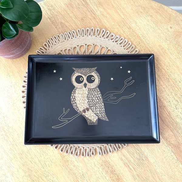 Owl Serving Tray - Etsy