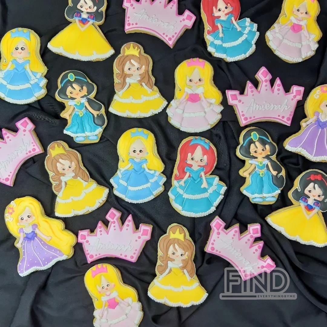Princess Sugar Cookies | Customized | Princess Characters - Etsy