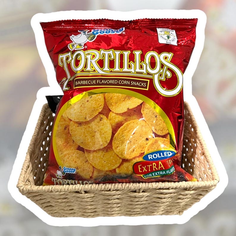 Tortillos Corn Chips | BBQ, Cheese & Chili BBQ | Granny Goose | Loot ...
