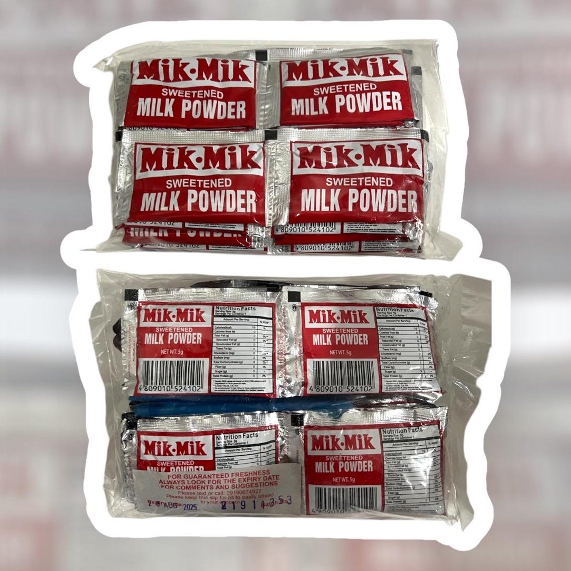 Mikmik Sweetened Milk Powder - Philippines Souvenir (5g) - Etsy