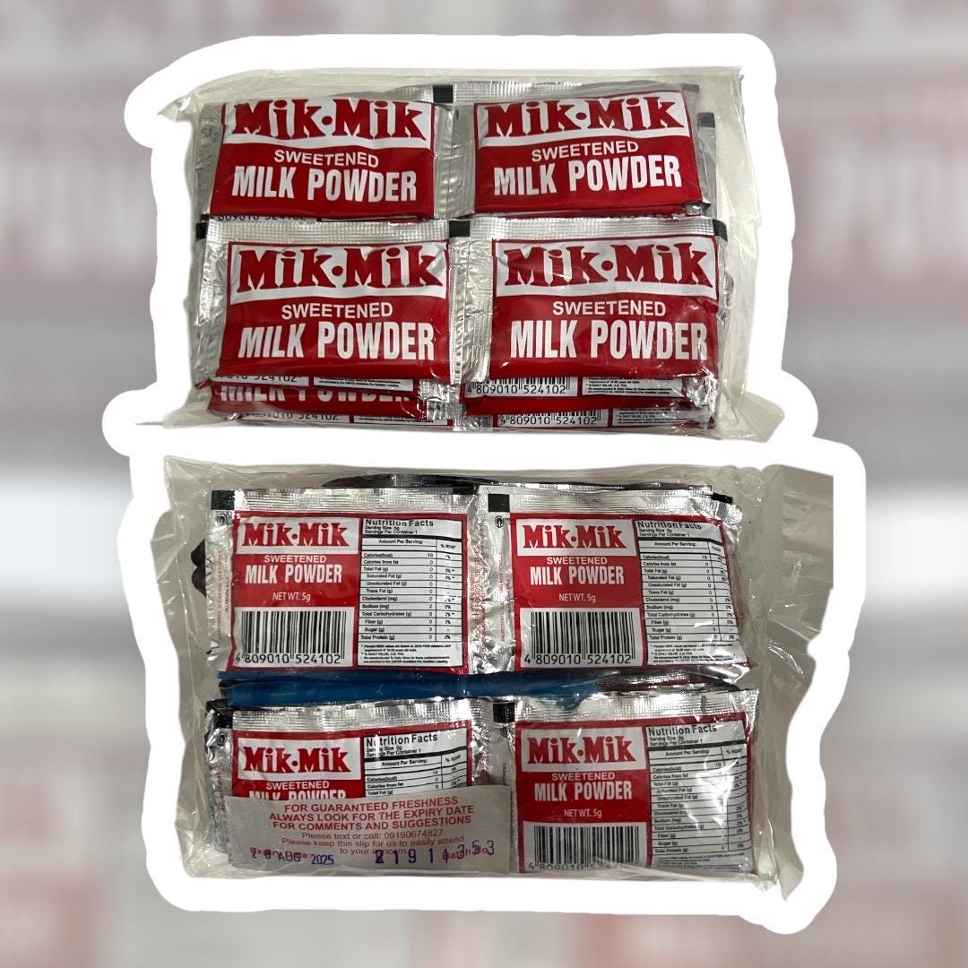 Mikmik Sweetened Milk Powder - Philippines Souvenir (5g) - Etsy