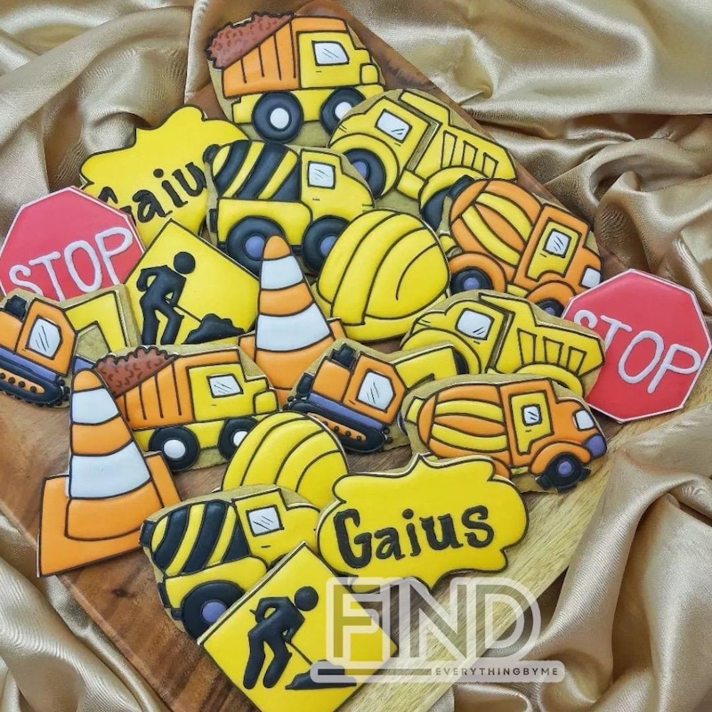 Construction Cookies - Etsy