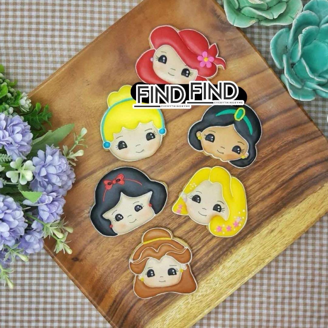 Princess Sugar Cookies | Customized | Princess Characters | Theme Party ...