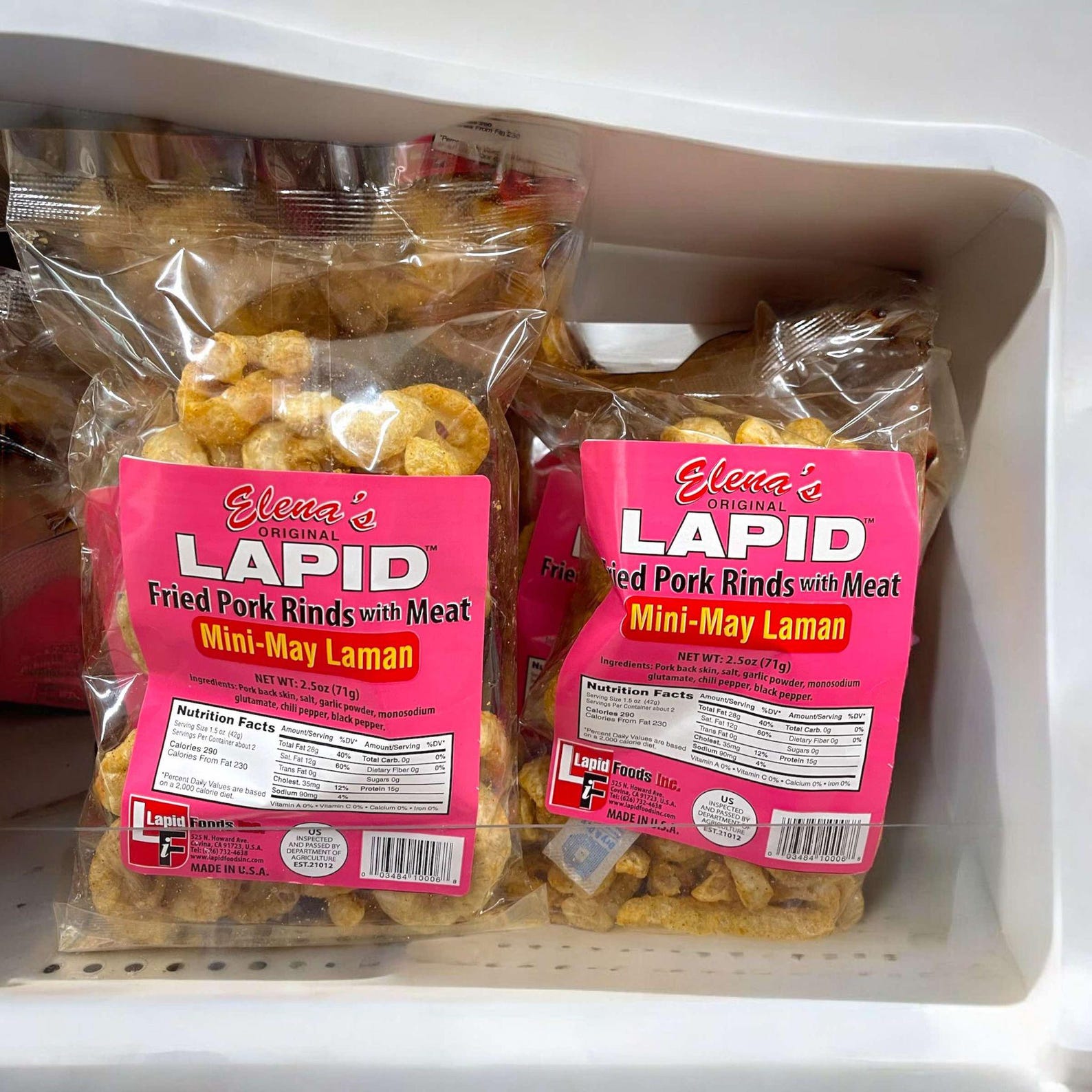 Lapid Chicharon | Fried Pork Rinds | Snack | Salty | Made in ...