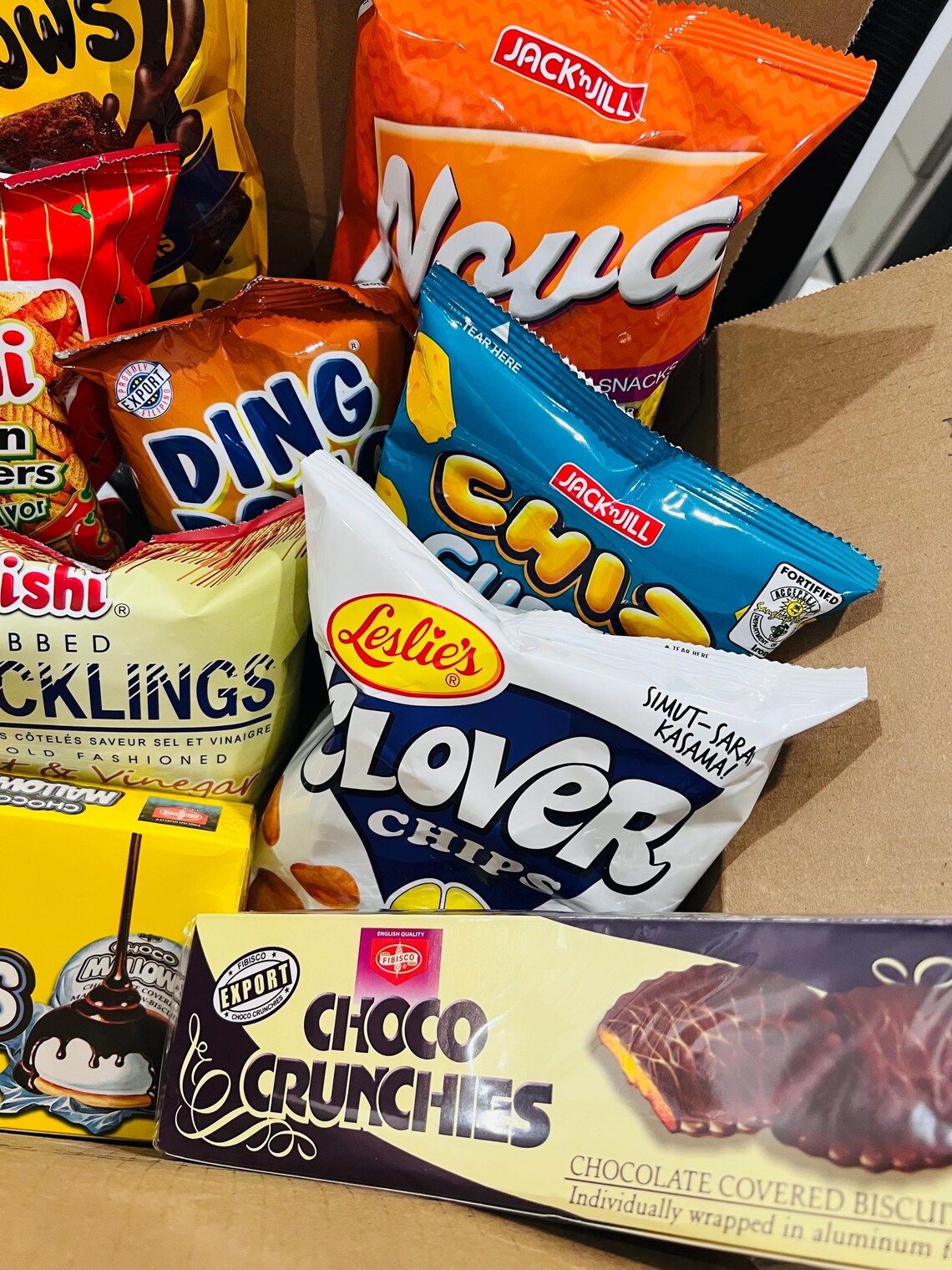 Pinoy Snack Box: Chips, Crackers & Sweet Biscuits - Made in Philippines ...